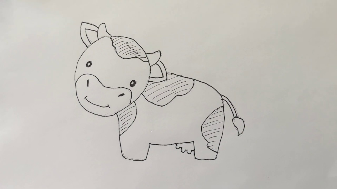 Directed Draw: Cow! - YouTube