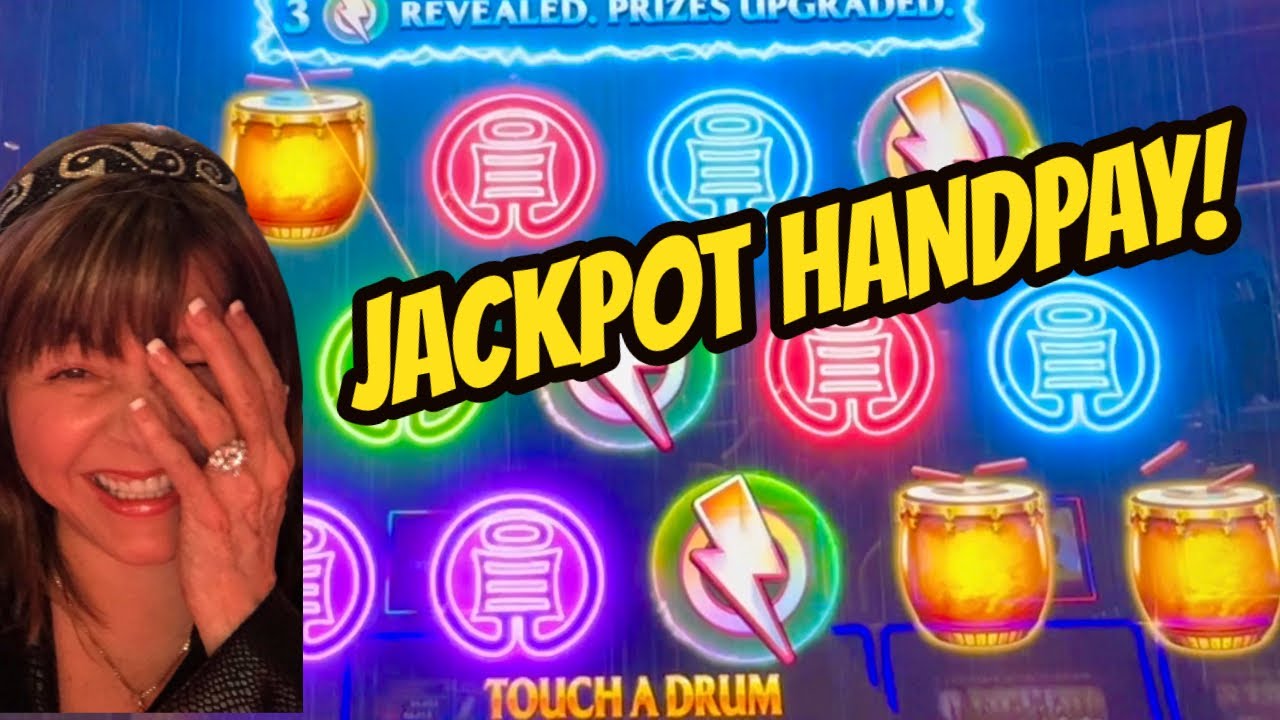 JACKPOT HANDPAY! IS IT THE YEAR OF THE DRUMS? - YouTube