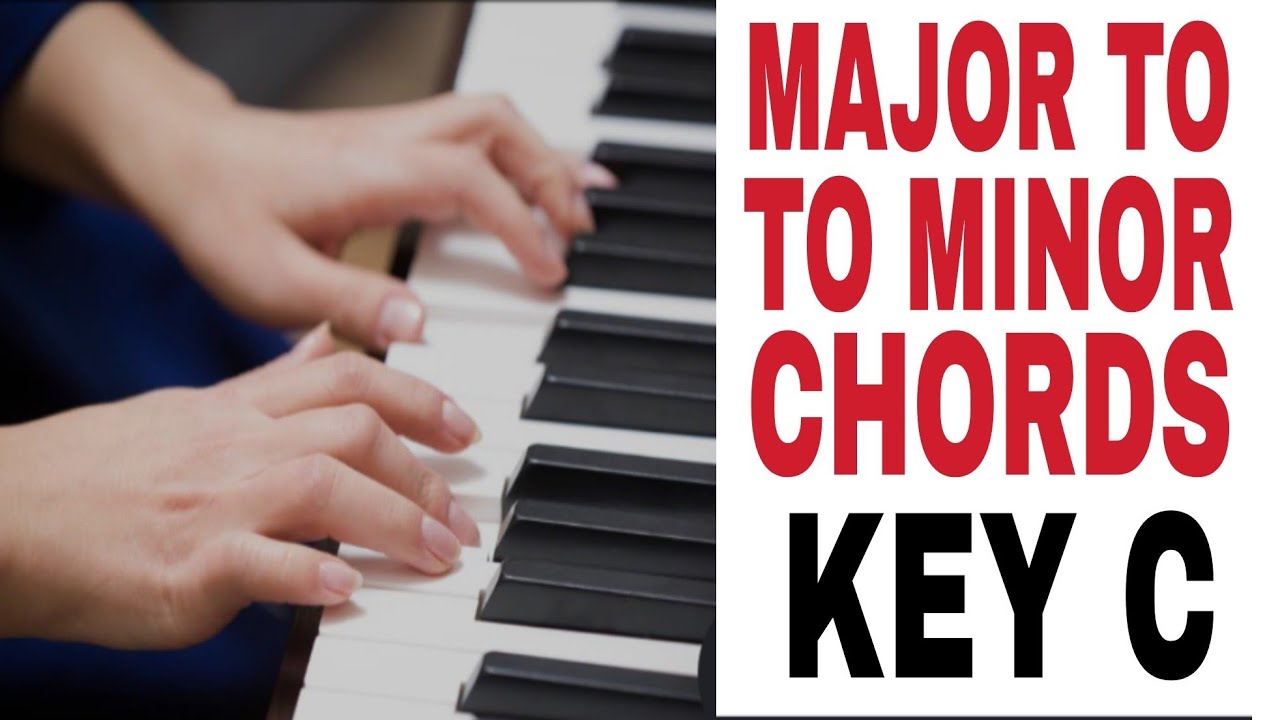 MAJOR CHORDS INTO MINOR CHORDS IN KEY C, PIANO LESSONS AND CLASSES FOR ...