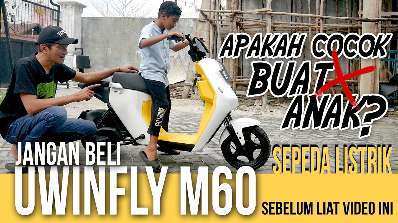 Review / SEPEDA LISTRIK UWINFLY M60 - YouTube