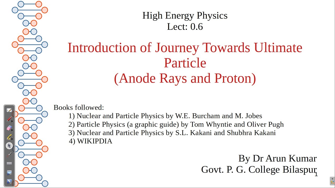 Lect 0.6: Introduction of Journey Towards Ultimate Particle: Anode Rays ...