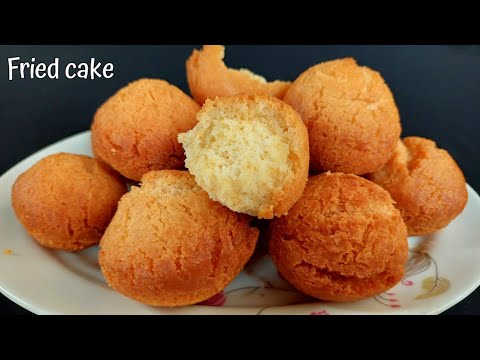 EASY FRIED CAKE RECIPE | CAKE RECIPE | VANILLA CAKE RECIPE | FRIED CAKE ...