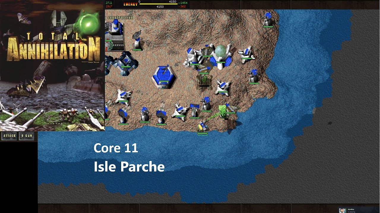 Total Annihilation: Core Campaign. Mission 11 with commentary - YouTube