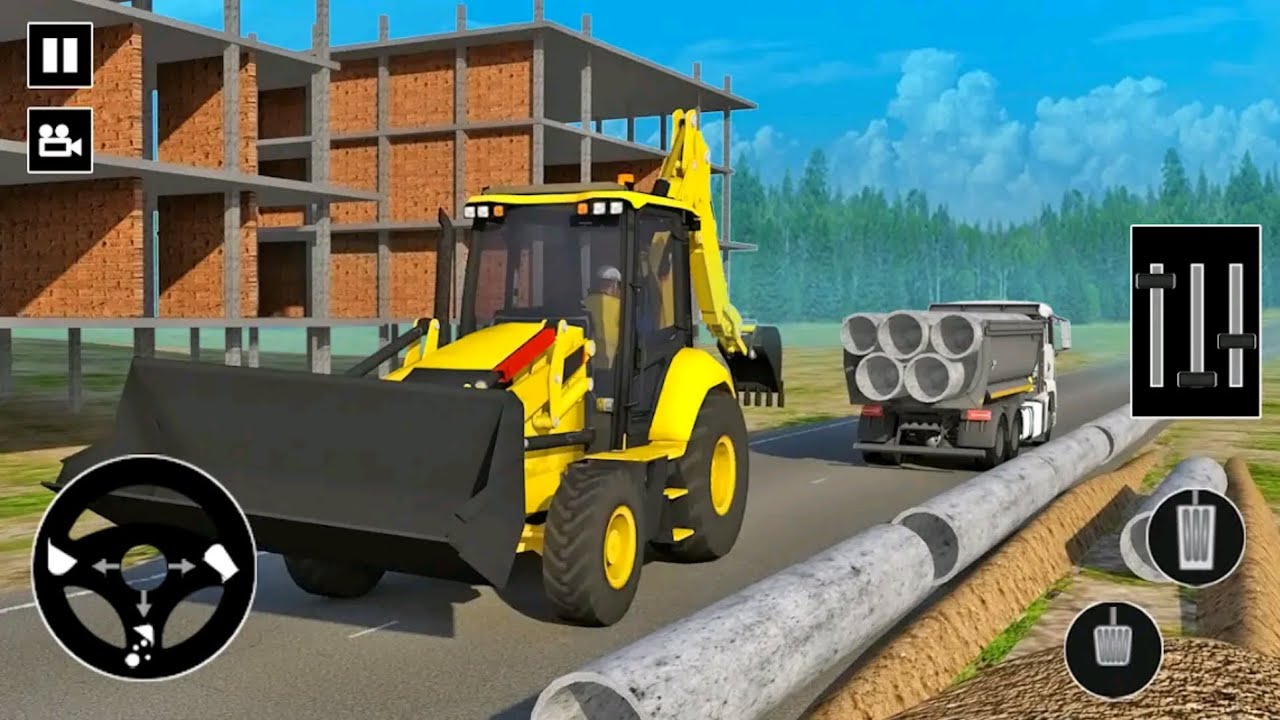 City Construction projects | Jcb Truck game | Road Construction ...
