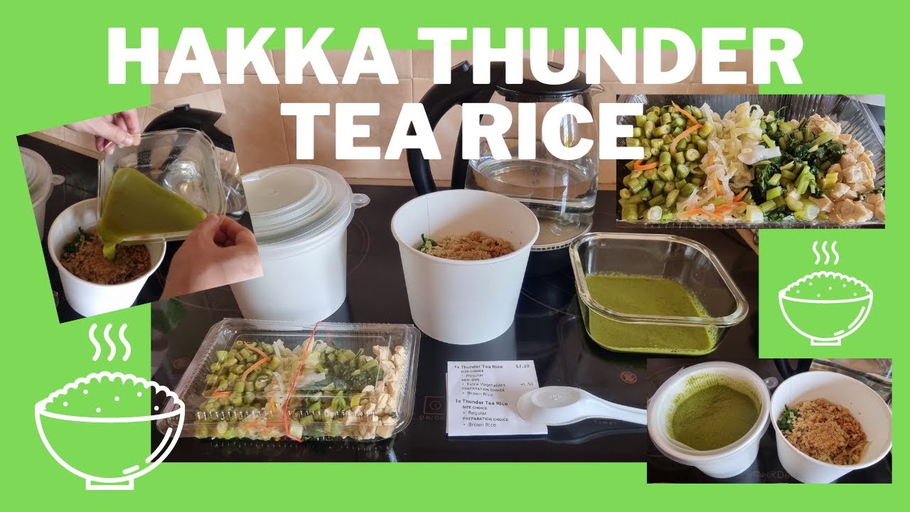 One of Best Thunder tea rice in Singapore - YouTube