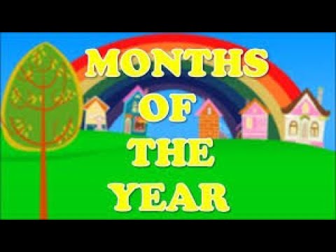 Months of the year song | super simple kids song | Nursery rhymes - YouTube