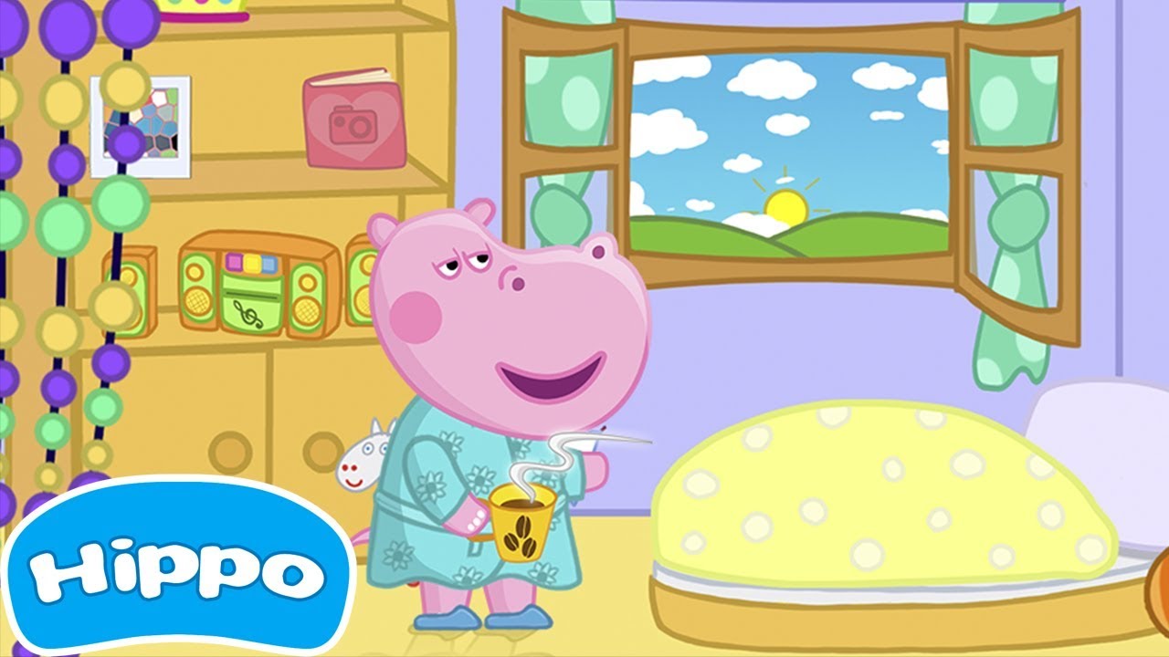 Hippo 🌼 Kids Stories 🌼 Good morning Hippo! 🌼 Videos Trailers - YouTube
