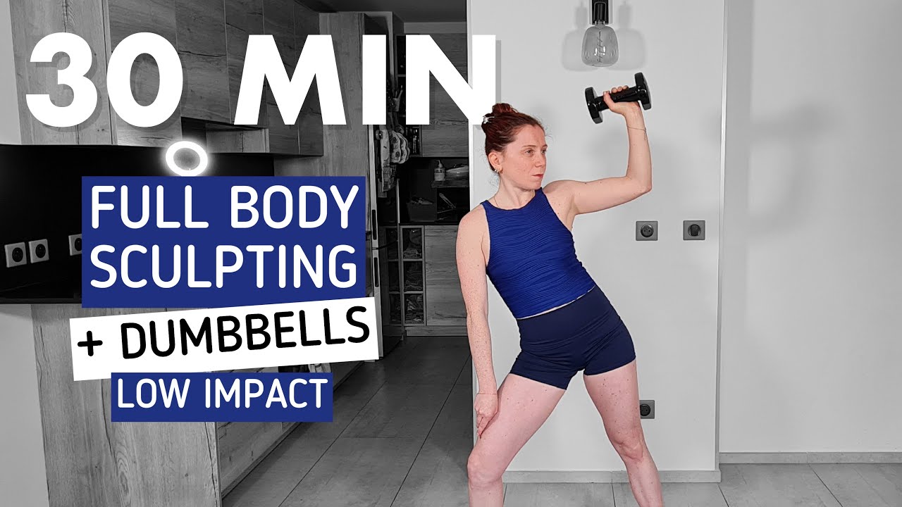 30 MIN FULL BODY SCULPT | Low Impact Strength & Conditioning Workout ...