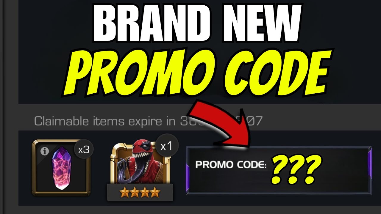 MCOC - BRAND NEW PROMO CODE IS HERE! | MARVEL CONTEST OF CHAMPIONS ...