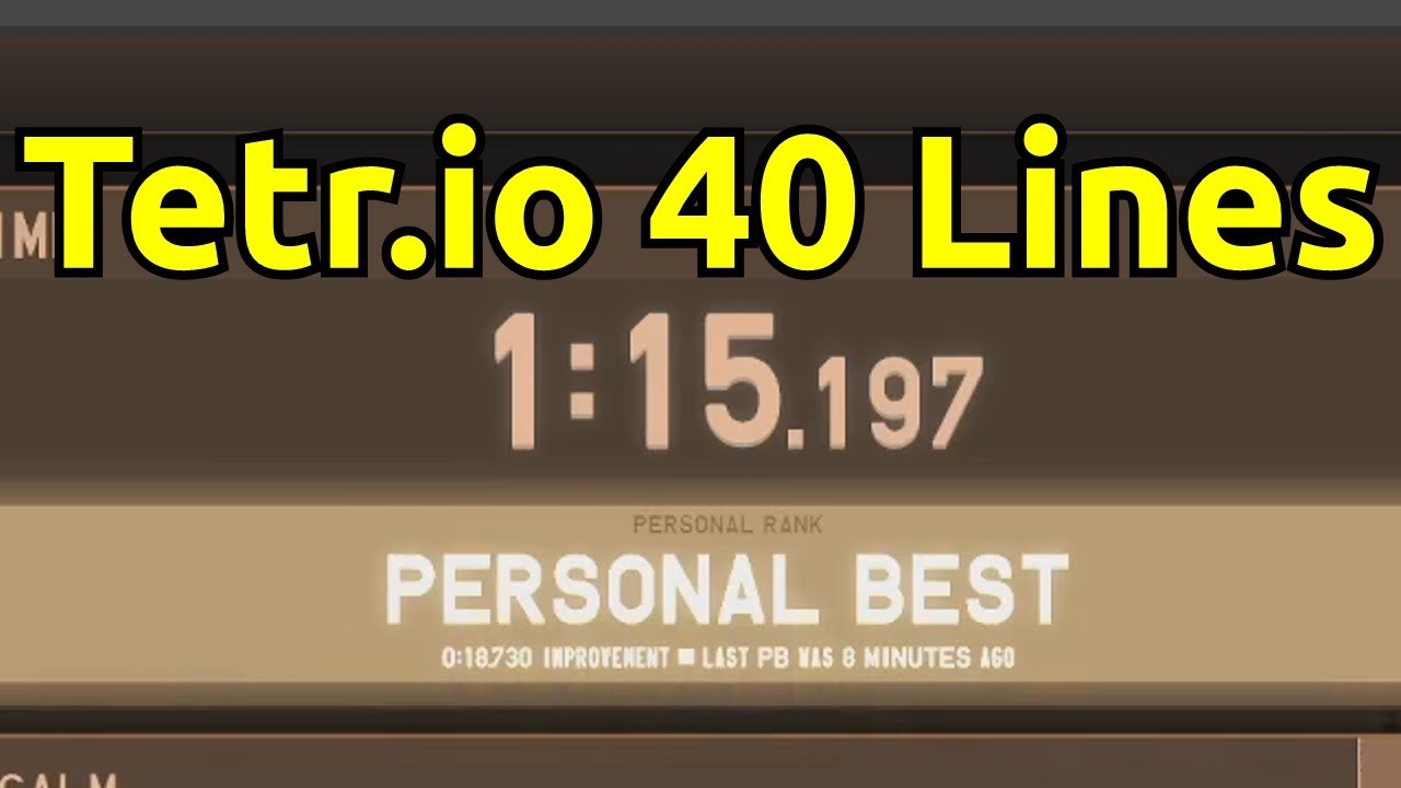 Tetr.io - 40 Lines in 1:15 - YouTube