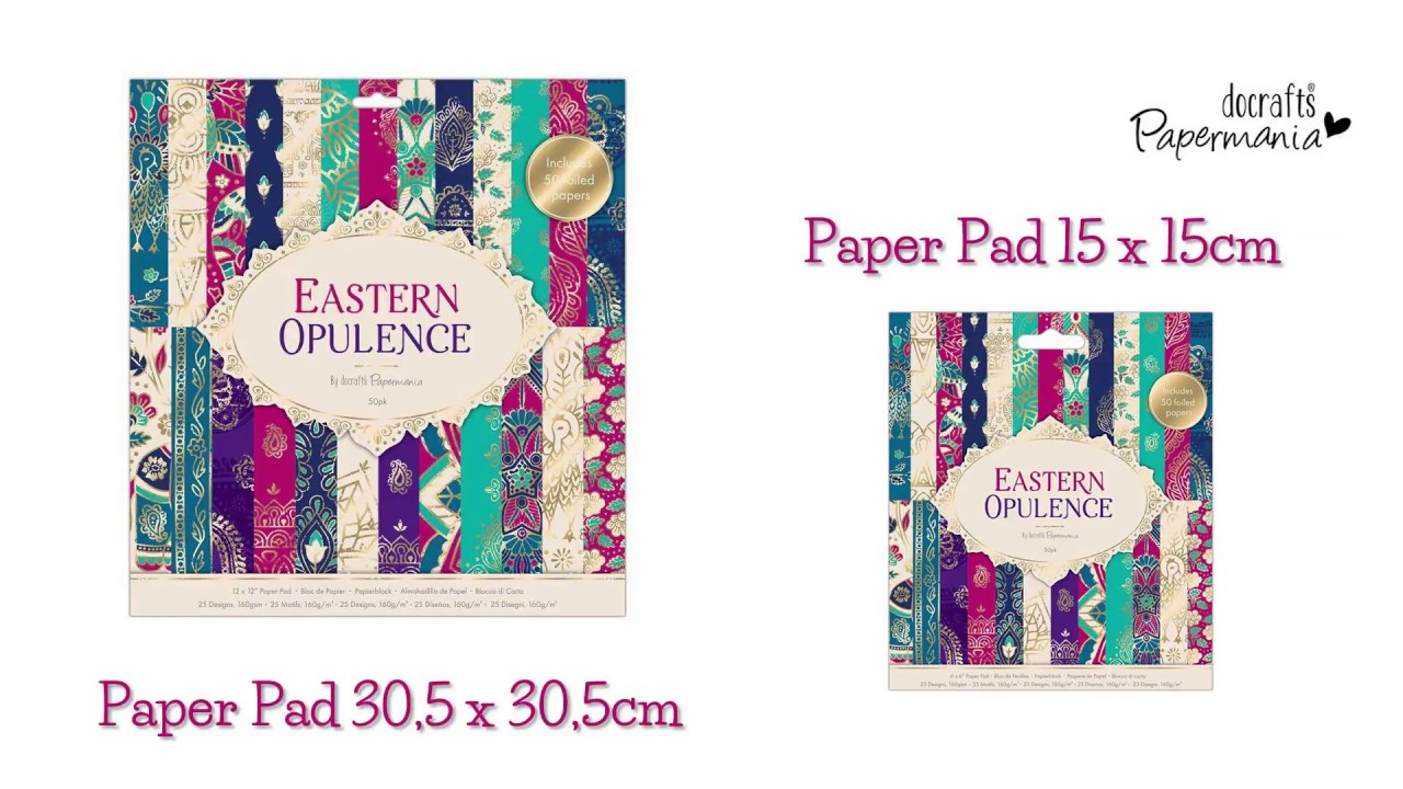 Eastern Opulence Papermania Docrafts - YouTube