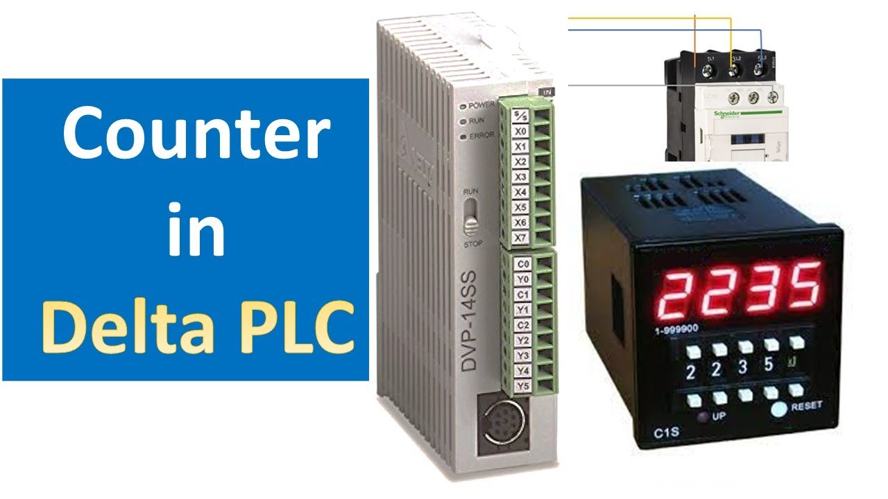 Counter in Delta PLC - ISPSoft - YouTube