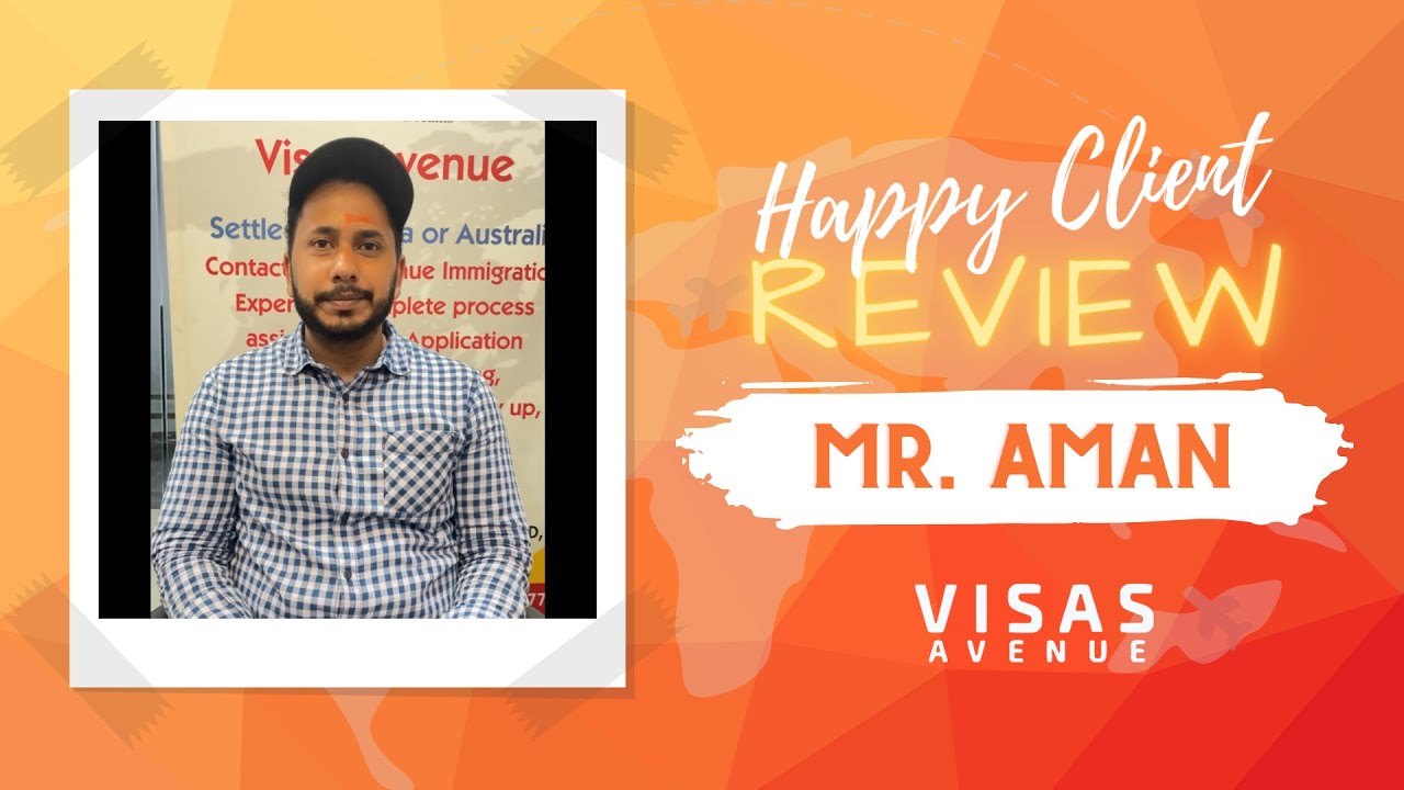 Mr. Aman - Another Happy Client of Visas Avenue got his Canada Study ...