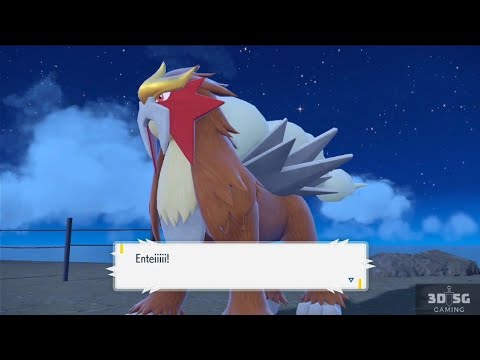 Pokemon Scarlet & Violet The Indigo Disk | No. 0244 Normal Entei - YouTube