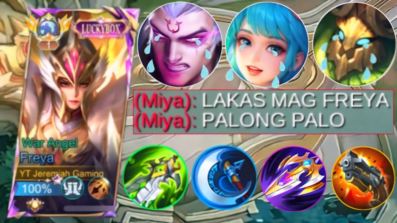 FREYA BEST COUNTER BUILD FOR TANK & HEAL ENEMIES🔥 ( FREYA BEST BUILD ...