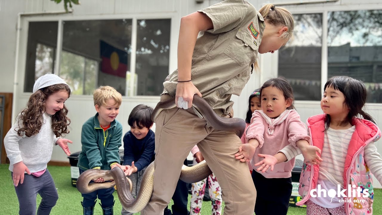 Choklits Kindergarten Reptile Incursion, May 2022 - YouTube