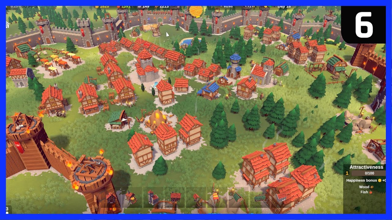 BECASTLED Gameplay Ep 6 EXPANSION! New RTS City Building Game 2021 ...