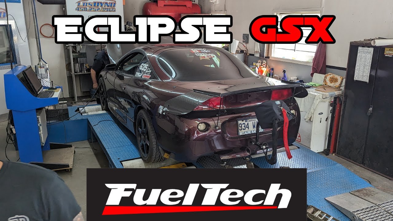Dyno Tuning my 1997 Eclipse GSX on a Fueltech FT550 - YouTube
