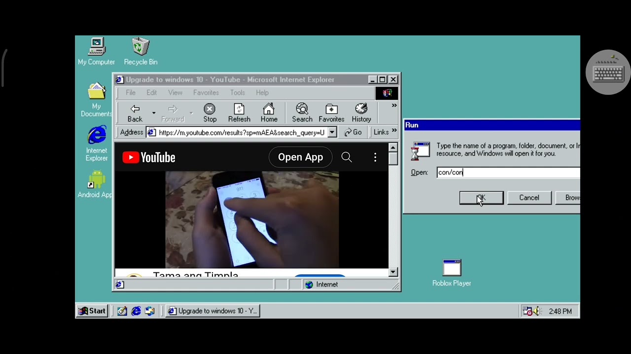 you can't escape windows 10 Windows 98 Bsod - YouTube