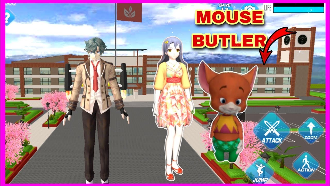 There is a New Game Like Sakura School Simulator with Mouse Butler ...