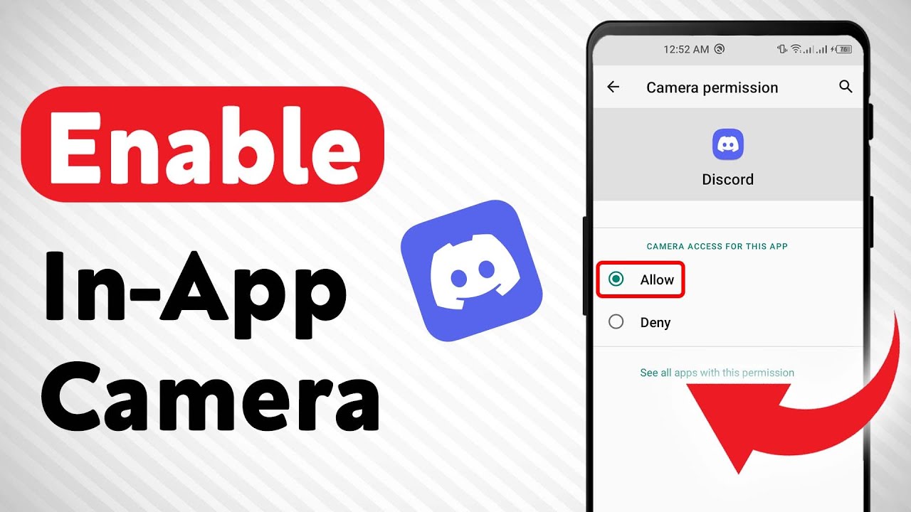 How to Enable In-App Camera In Discord (Updated) - YouTube