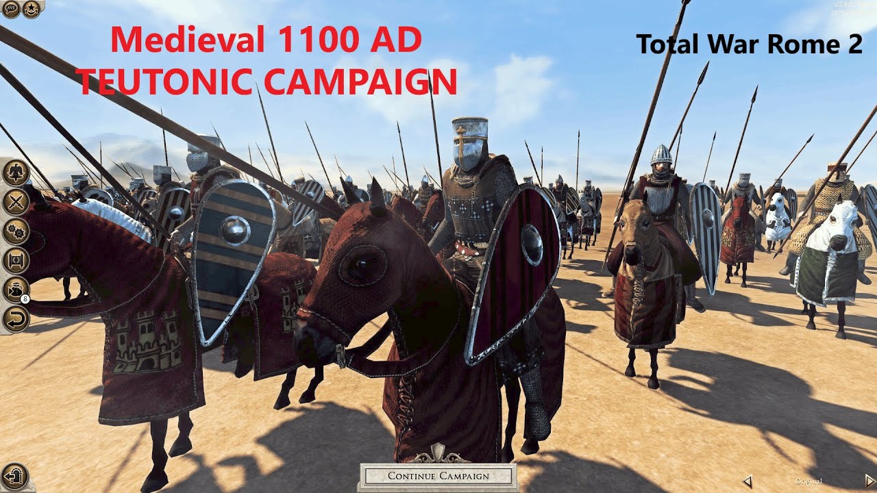 Zagrajmy (let's play) TotalWar Rome II Medieval 1100 AD (mod) TEUTONIC ...