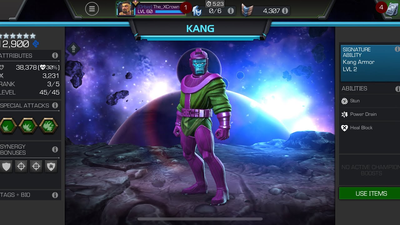 Kang 6* r3 12K Medium Hit || Marvel || MCOC - YouTube