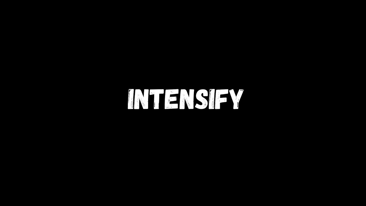 The example of pronunciation of the word "intensify" - YouTube