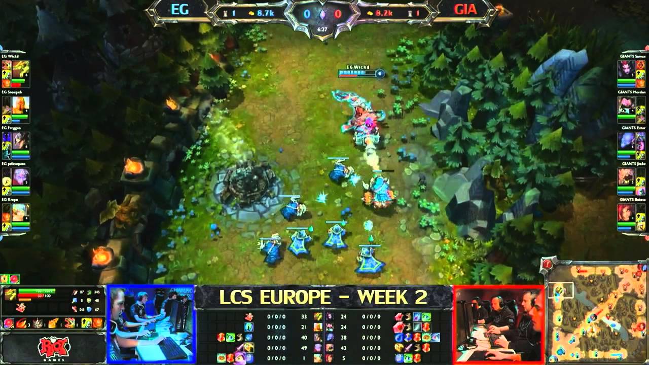 (HD296) LCS semaine 2 - EG vs Giants - League Of Legends Replay [FR ...