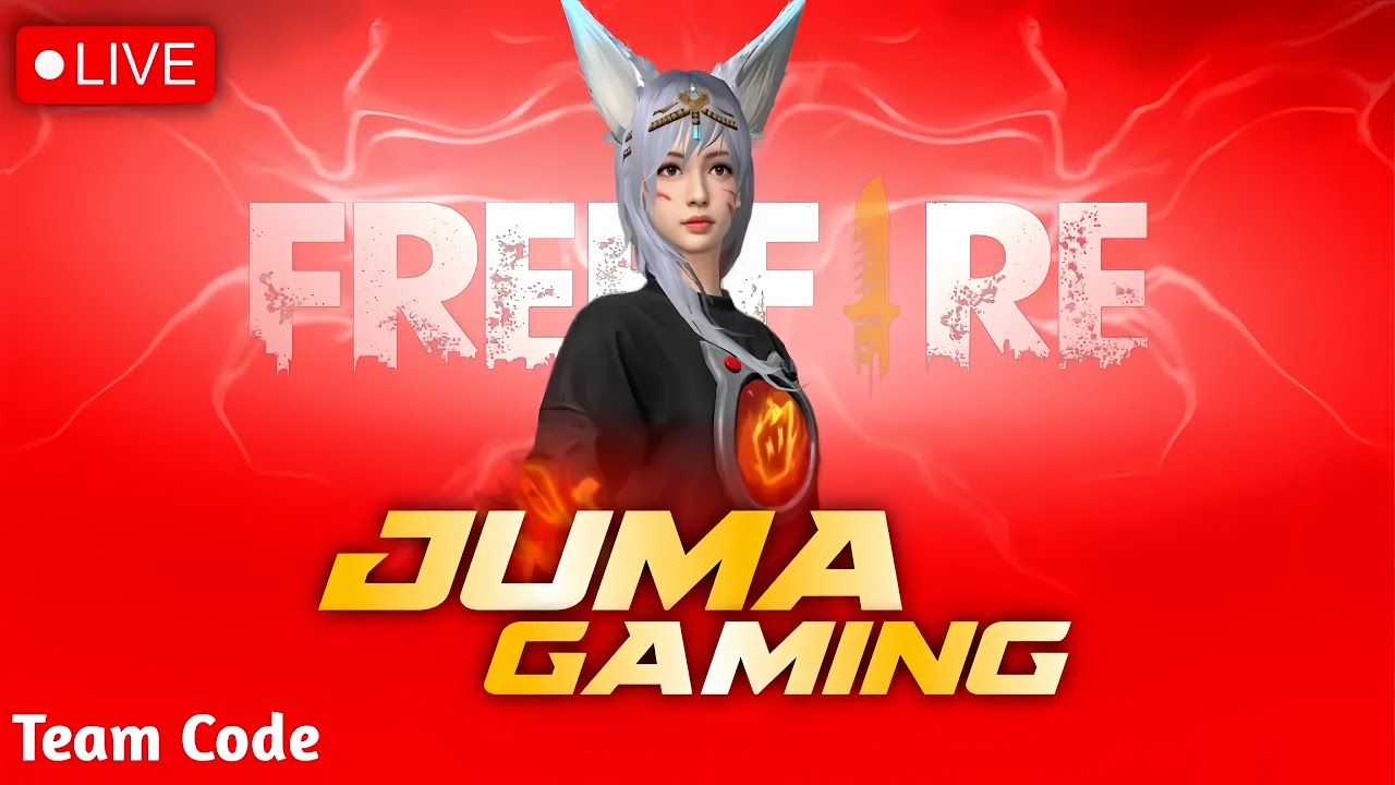 🔥 Team Code Live | Funny Squad Moments 😍 | Juma Gaming Live | Free Fire ...