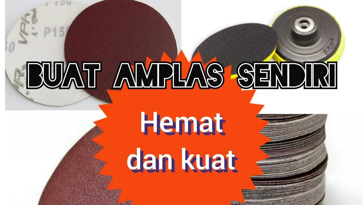 Cara membuat amplas gerinda untuk meng amplas kerajinan kayu - YouTube