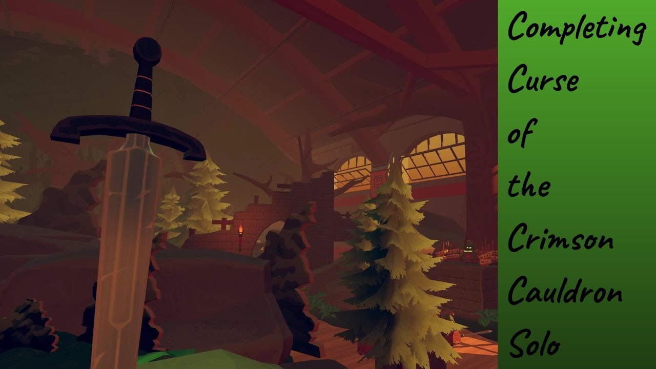 Rec Room Episode 24 | Completing Curse of the Crimson Cauldron Solo ...