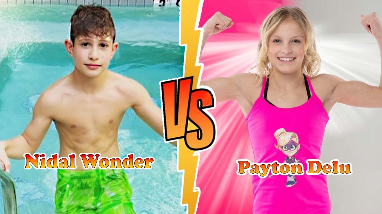 Nidal Wonder VS Payton Delu Myler (Ninja Kids Tv) Transformation 👑 New ...