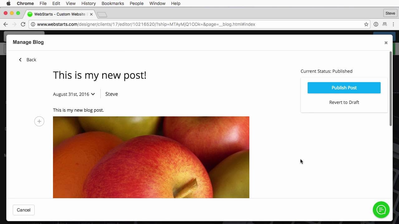 How To Add An Image To A Blog Post - YouTube