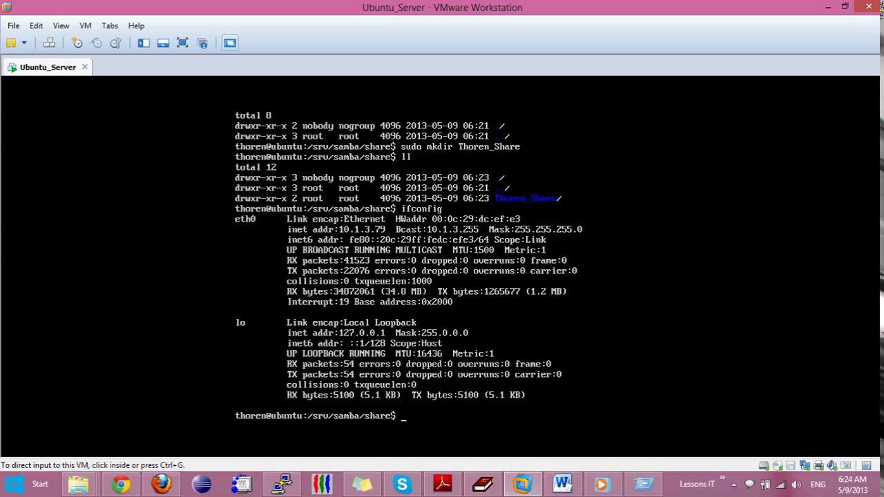 How to Install fileserver[samba] Part 2 [By Khmer ] - YouTube