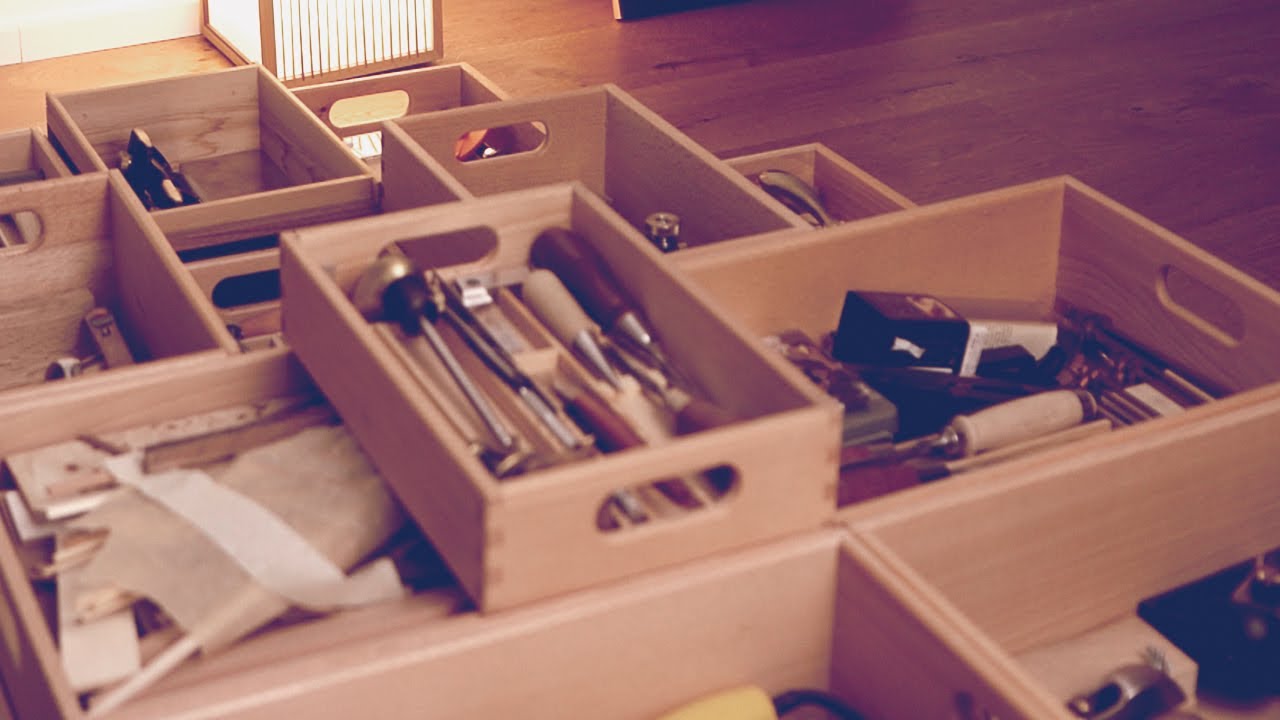 Hand tool organization and wood for small projects - YouTube