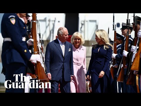 King Charles III and Queen Camilla arrive for state visit to the US – watch live