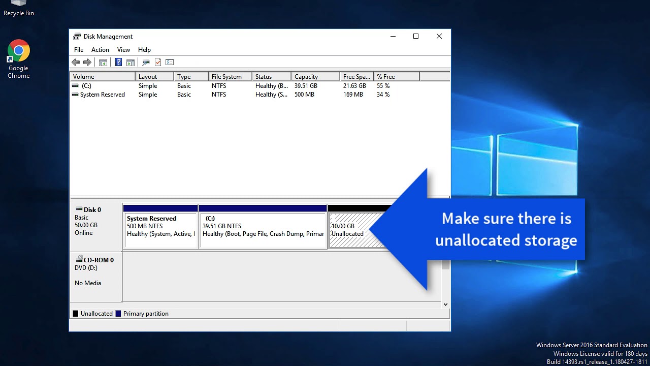 [Addon Storage] Extending C Drive - YouTube