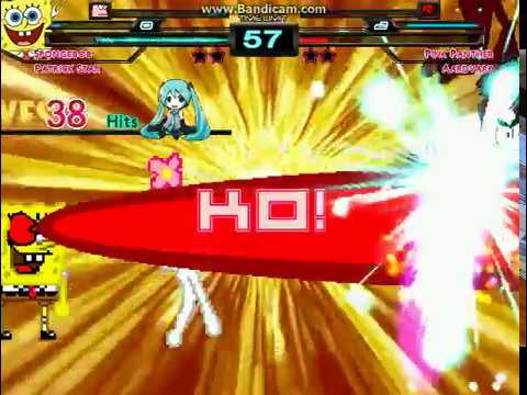 TMF MUGEN REQUEST #62 SPONGEBOB AND PATRICK VS PINK PANTHER AND AARDVARK
