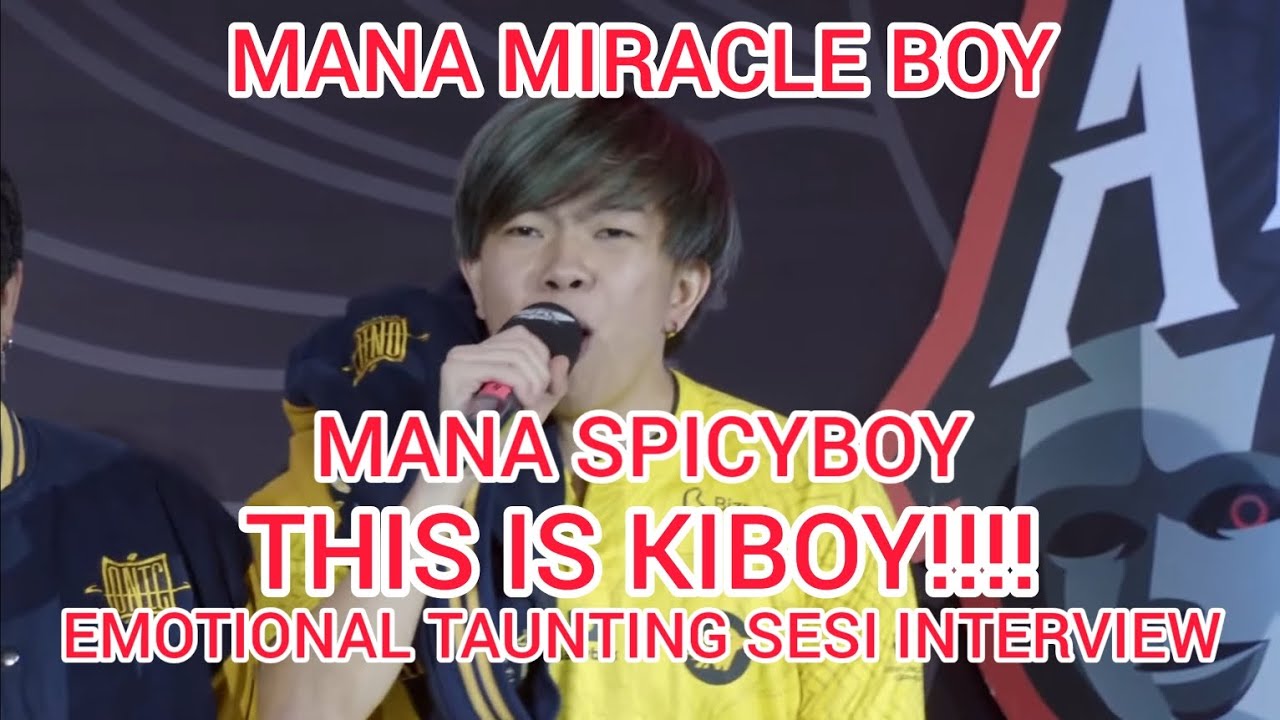 KIBOY EMOSIONAL KE UDIL SAAT DI INTERVIEW | THIS IS KIBOY!!!! | ONIC VS ...