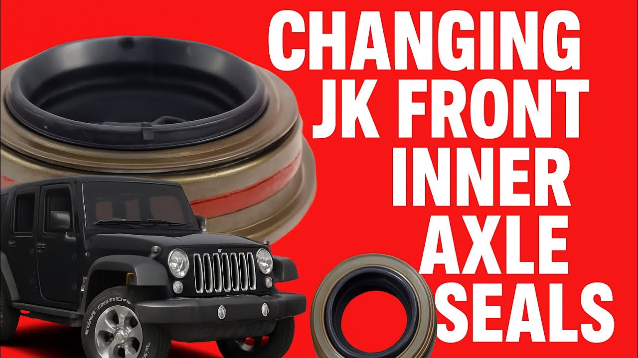 How to change Jeep JK front Inner Axle Seals in 10 minutes - YouTube