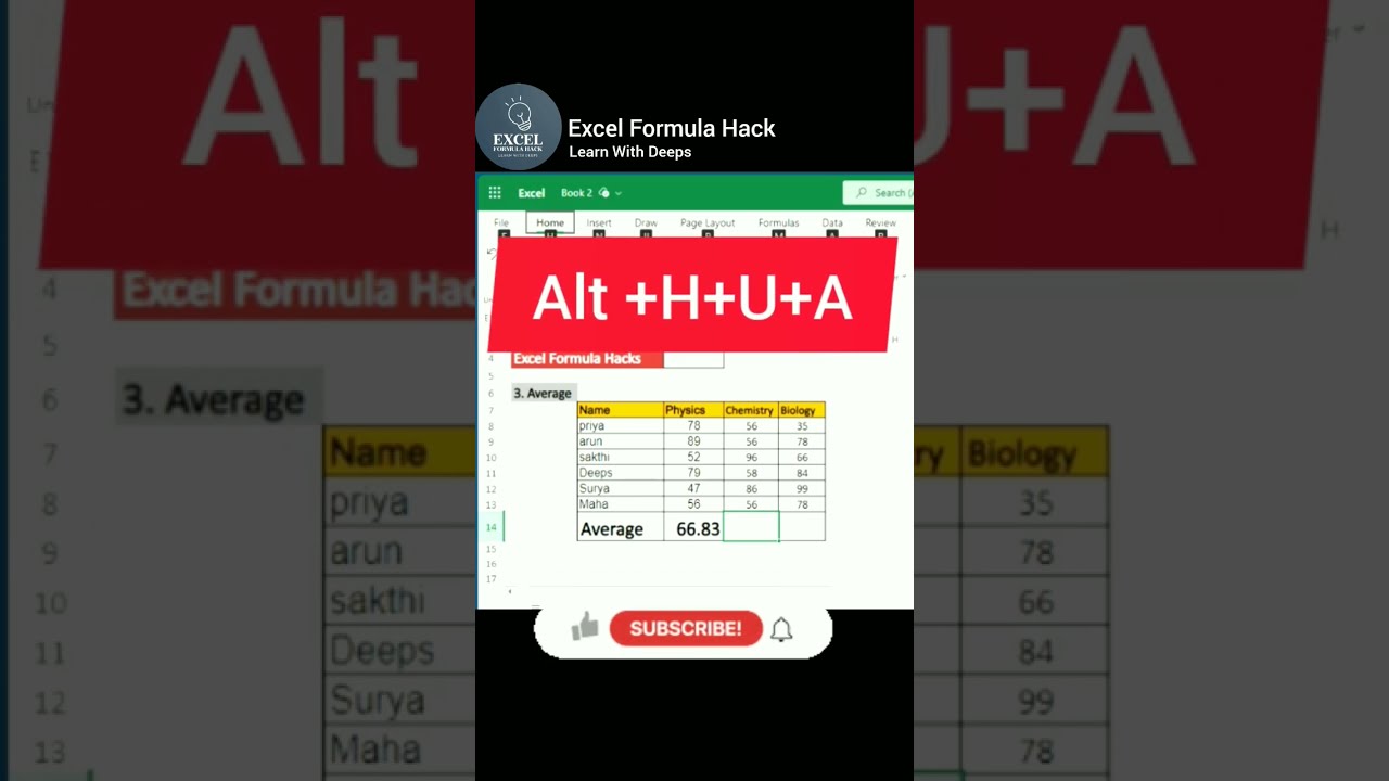 Excel No 3 Average In Excel Without Formula Excel Interview Tips Excel No 3 Average In Excel Without Formula Excel Interview Tips