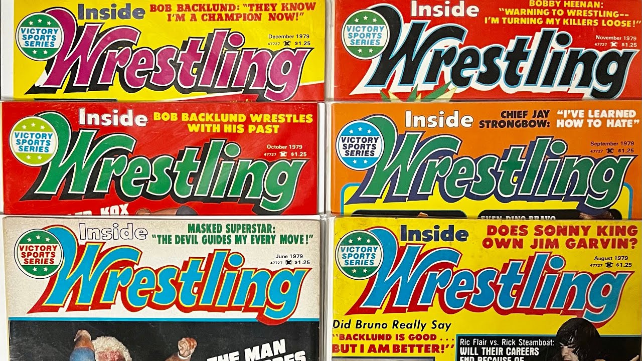 Inside Wrestling Magazine every issue complete 1968-80 “ bonus” Ben ...