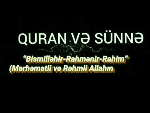 Mən Allaha inanıram Peyğambərlərə inanıram  deməy bəs etmir. Osman Sələfi