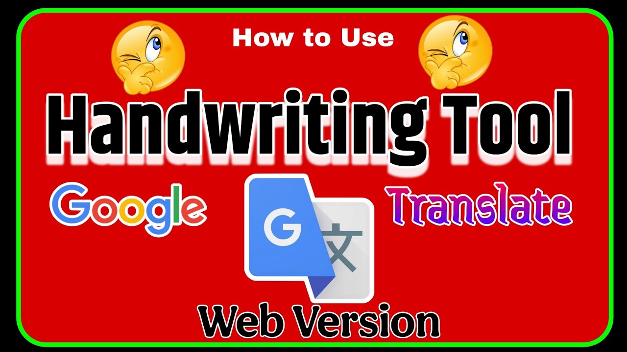 how to use handwriting tool in Google Translate web version| Google ...