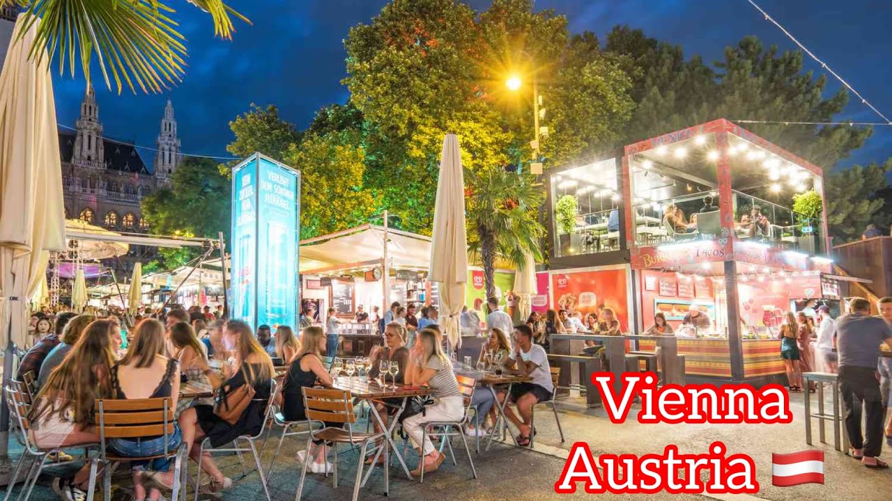 Nightlife In Austria 🇦🇹 | Streets Of Vienna | Vienna Centre | Tourist ...