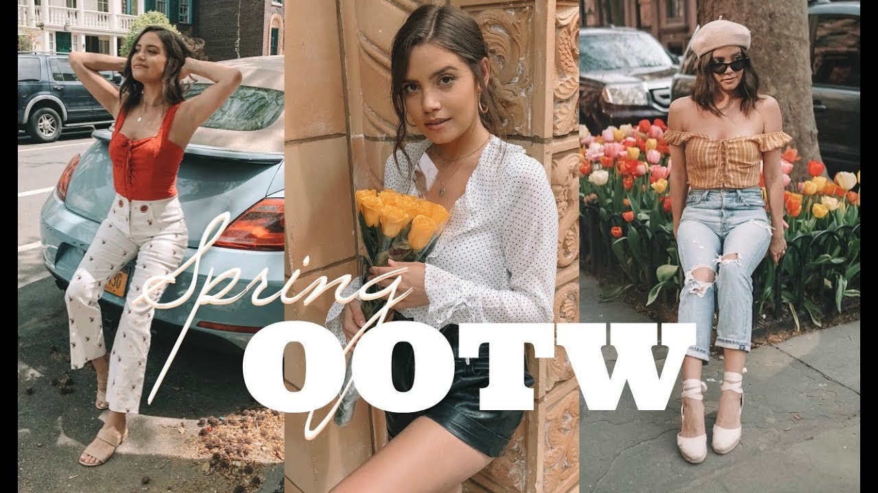 SPRING OOTW | Everyday Outfit Ideas! - YouTube