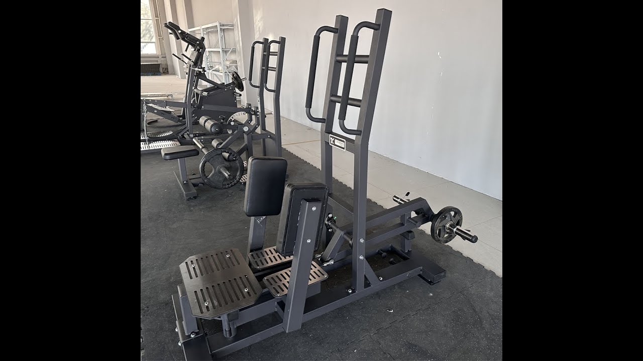 Plate Loaded Strength Training Standing Abductor Machine - YouTube