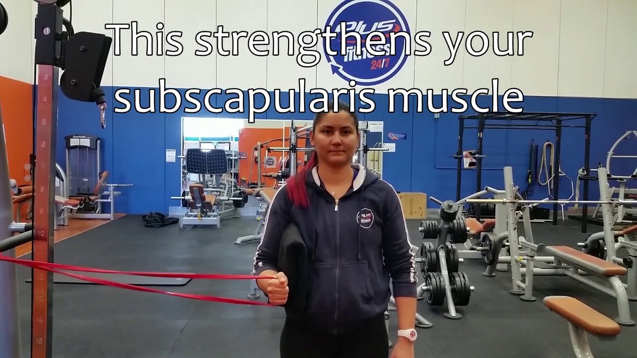 Rotator Cuff Subscapularis Muscle Strengthening Exercise | The ...