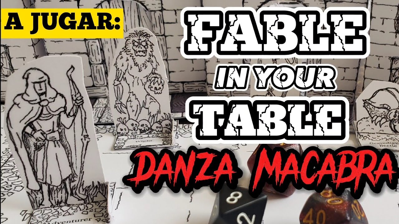 🗡🛡🎲 FABLE IN YOUR TABLE | PARTIDA DE PRINT AND PLAY - YouTube